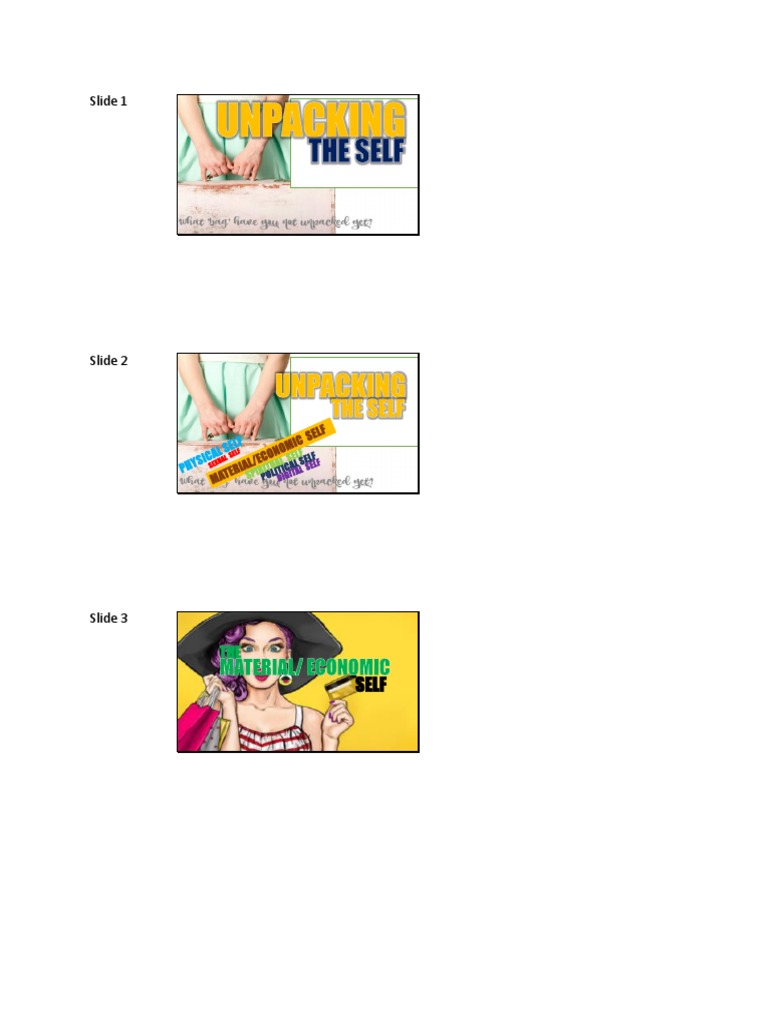 7 Material Self | PDF | Body Image | Self Concept