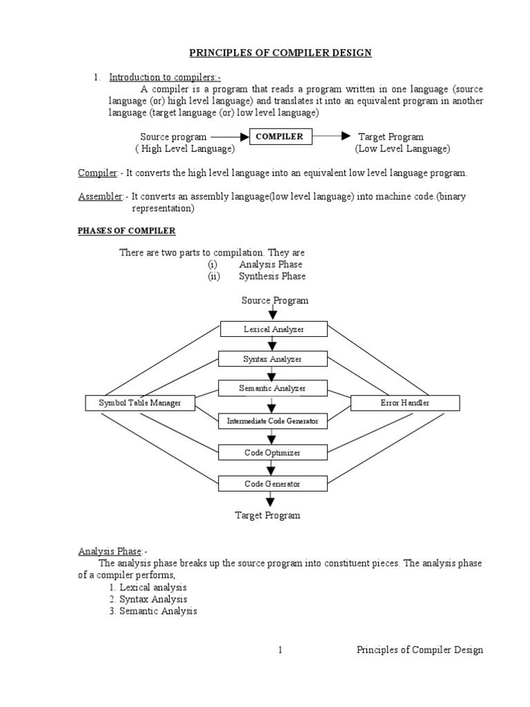 Compiler Design | PDF | Parsing | Metalogic