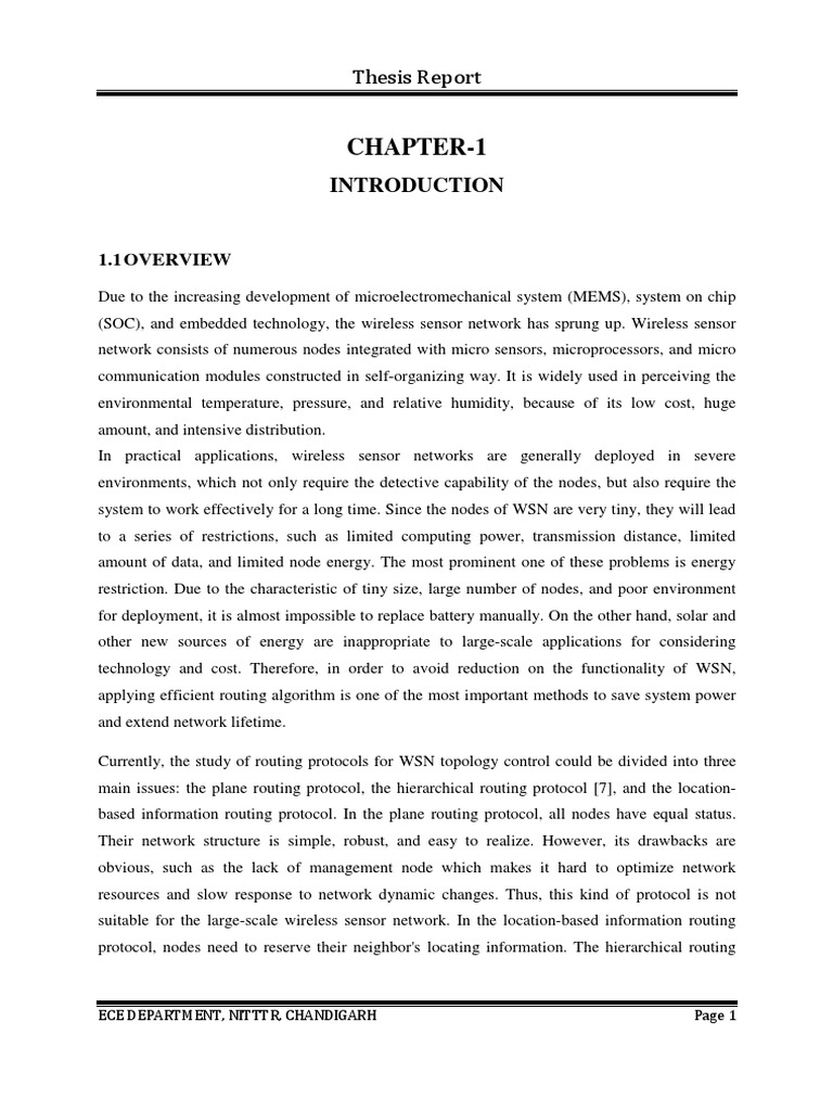 Thesis Report Energy Efficient Clustering Algorithm Based On Maximum Likelihood Estimation In