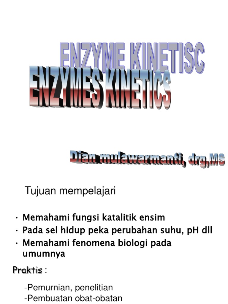 Kinetika Enzim | PDF