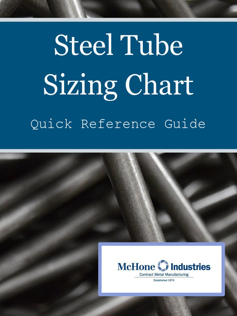 Steel Tube Sizing Chart: Quick Reference Guide | Sheet Metal | Pipe ...