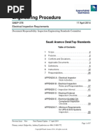 Aramco Electrical & Instrumentation Standards | PDF | Instrumentation ...