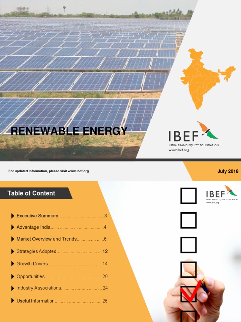 Renewable Energy: July 2018 | PDF | Renewable Energy | Solar Power