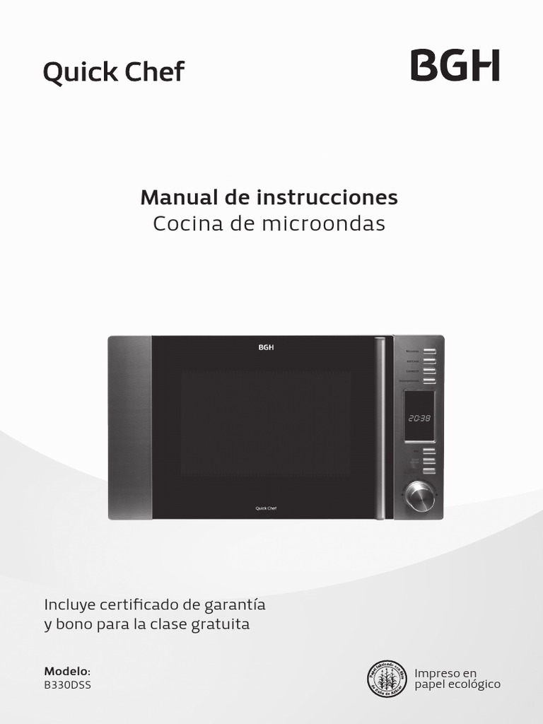 Manual Microondas PDF | PDF