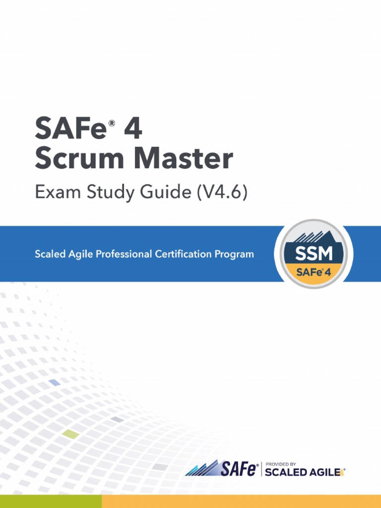 SAFe 4 Scrum Master Exam Study Guide (4.6) | PDF | Scrum (Software ...