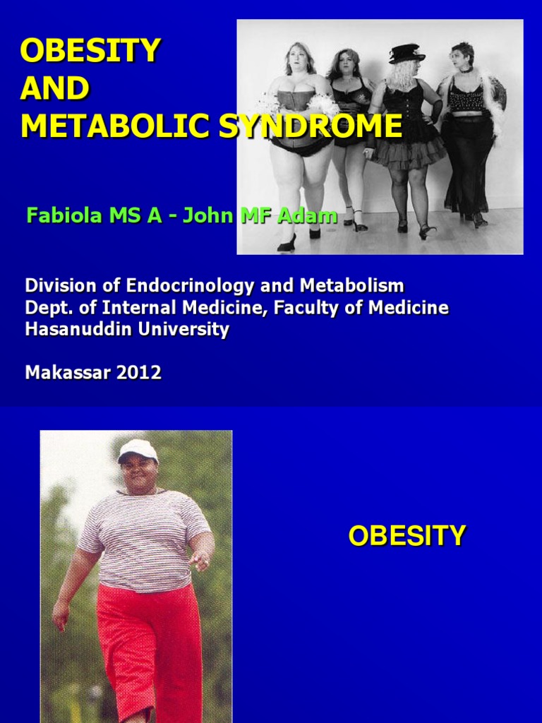 Obesity and Metabolic Syndrome | PDF | Metabolic Syndrome | Abdominal ...