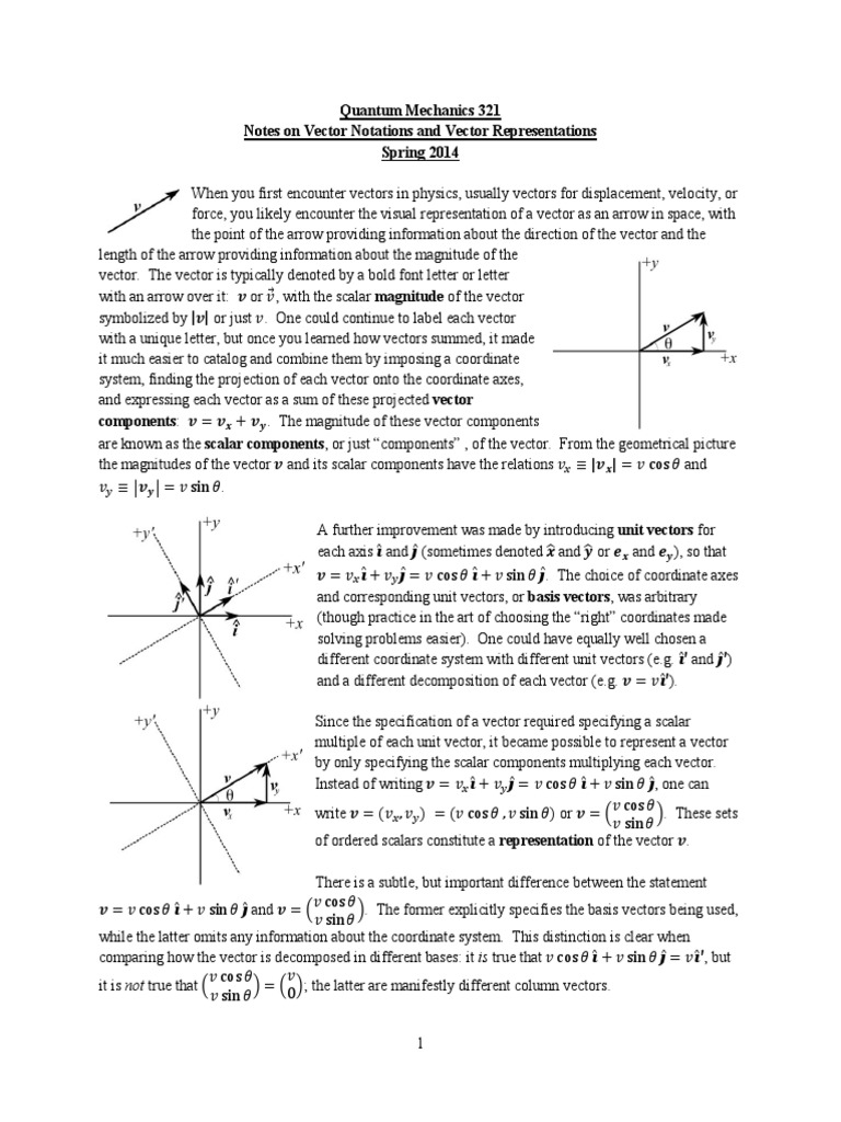Understanding the Subtle Distinctions Between Vectors, Their ...