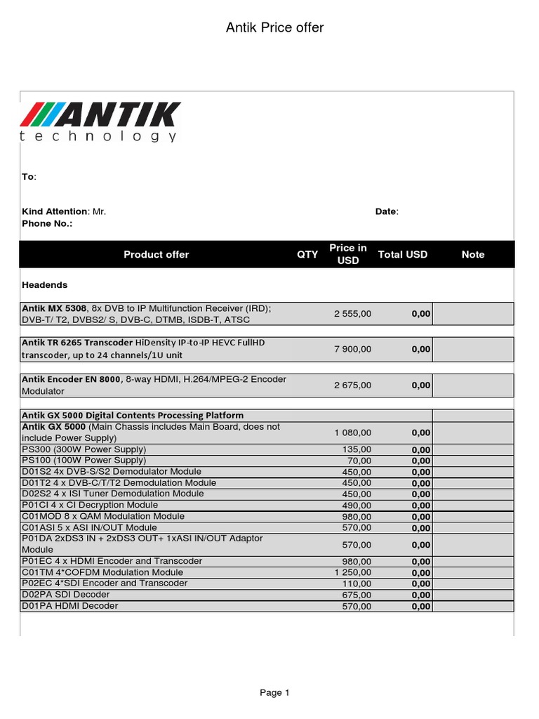 Antik Price List - 2018 | PDF | Information And Communications ...