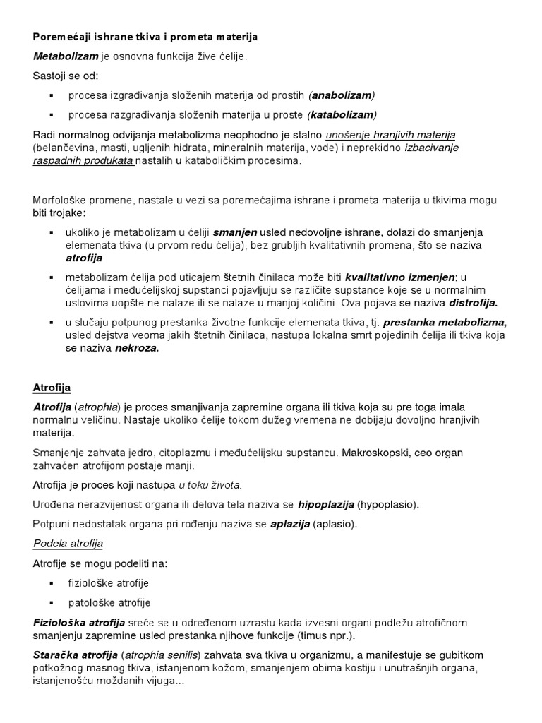 Atrofija | PDF