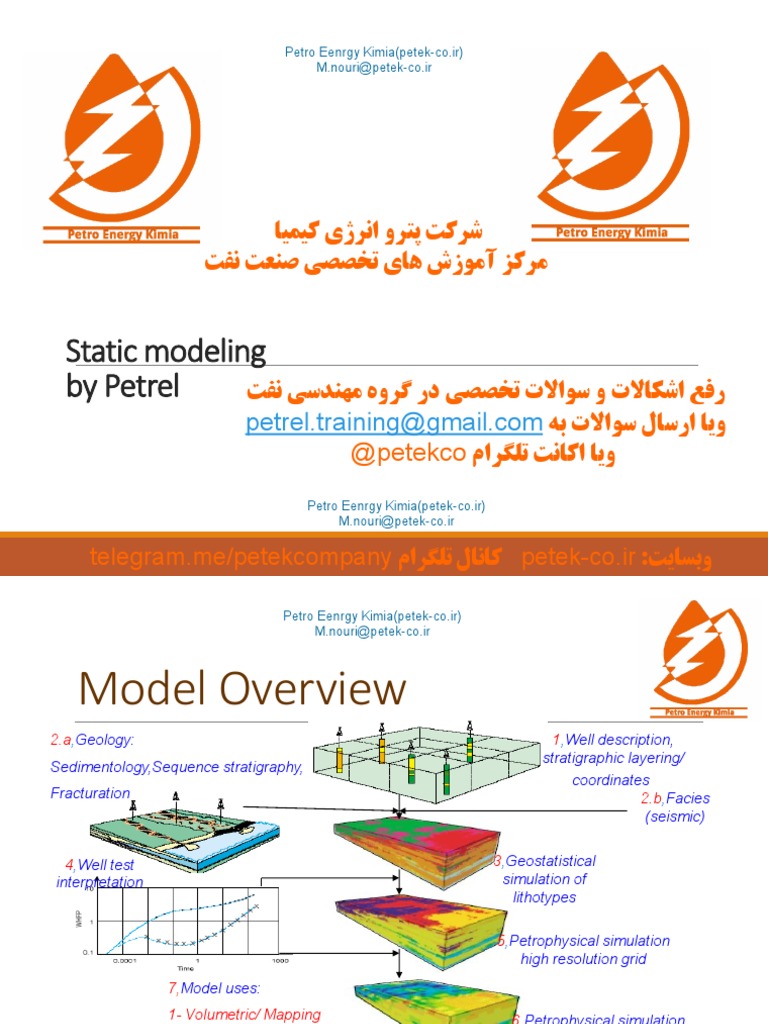 Static Modeling by Petrel PDF | PDF | 3 D Modeling | Polygon