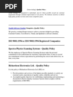 Quality Policy (Sample) | PDF | Quality Management | Quality Management ...