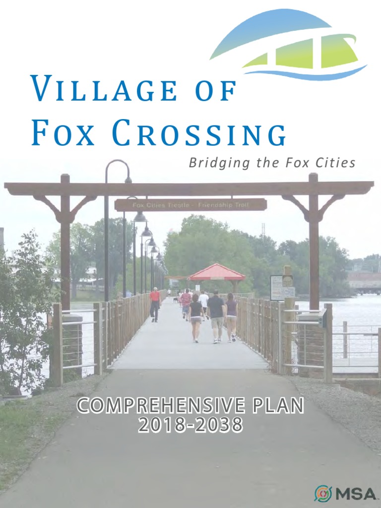 Village of Fox Crossing - Comp Plan | PDF | Zoning | Government
