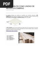 Cómo Calcular El Pie Tablar | PDF | Pulgada | Pie (unidad)