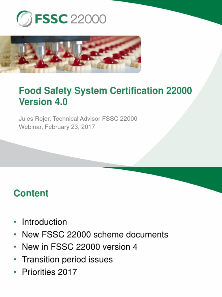 FSSC 22000 | PDF | Business