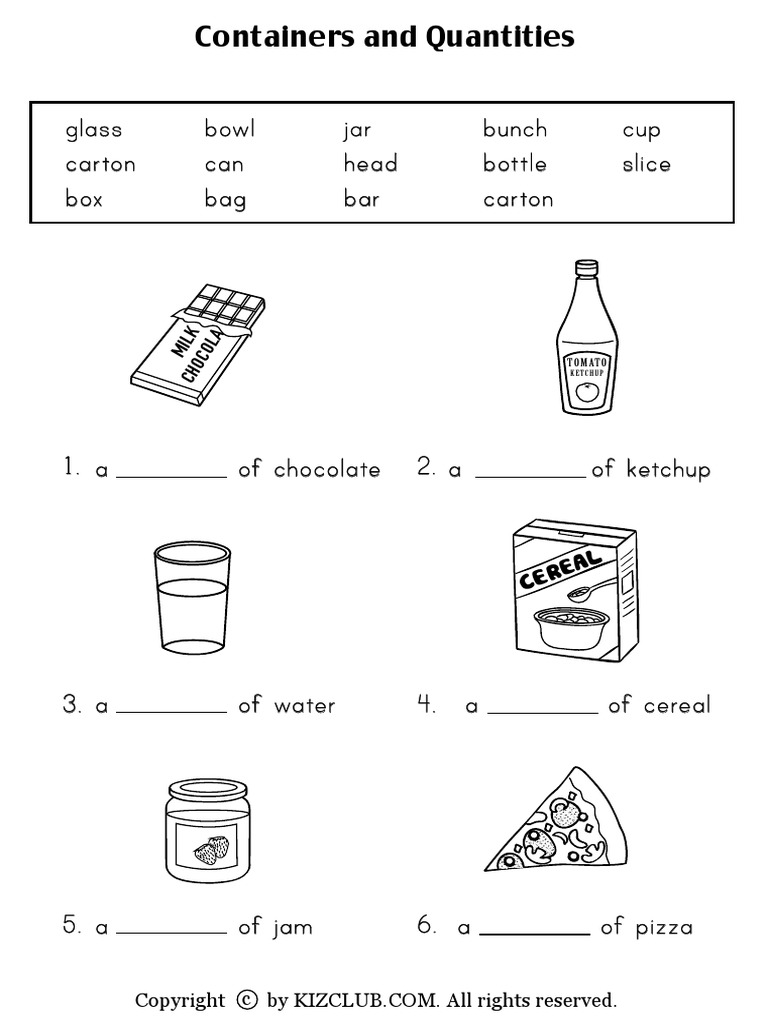 Glass Bowl Jar Bunch Cup Carton Can Head Bottle Slice Box Bag Bar ...