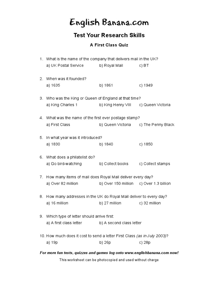 A First Class Quiz Ares1 | PDF