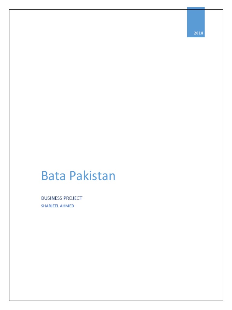 Bata Project | PDF | Retail | Marketing