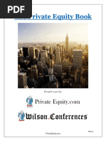 CFA Private Equity Certificate Factsheet | PDF | Private Equity | Equity (Finance)