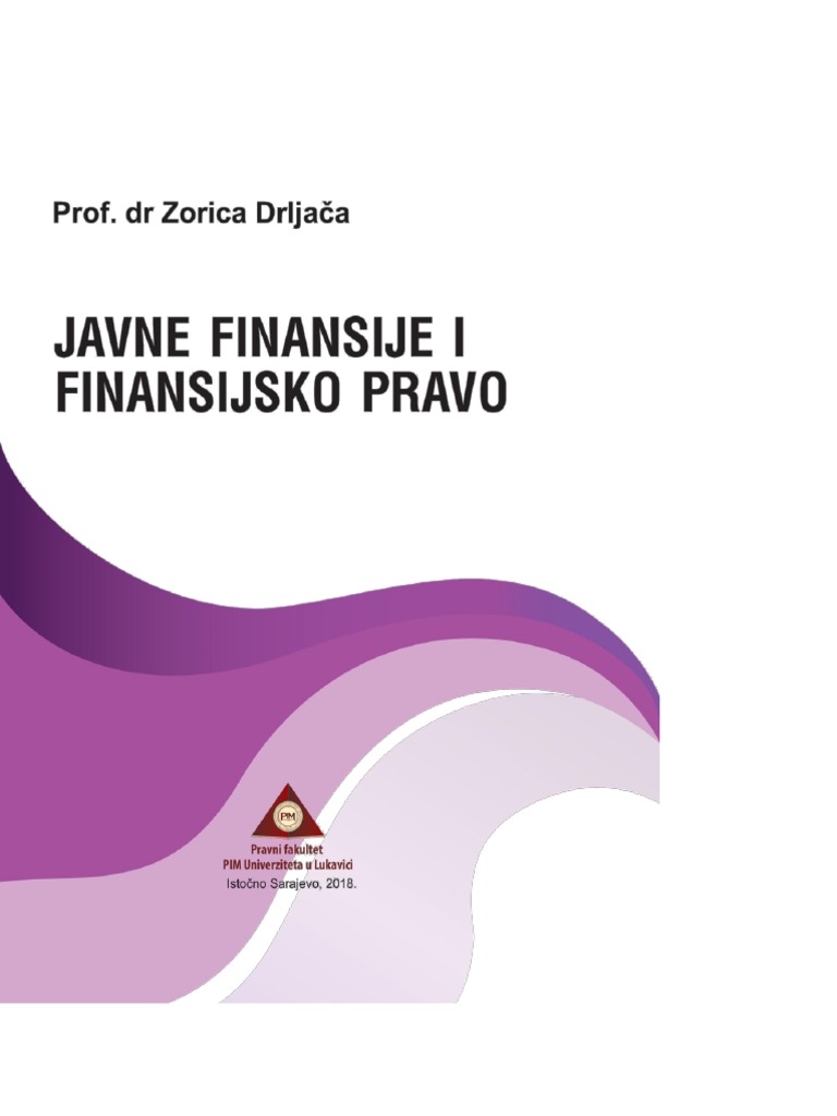Javne Finansije I Finansijsko Pravo | PDF