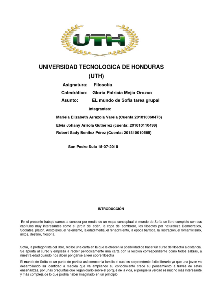 Mapa Conceptual El Mundo de Sofia PDF | Descargar gratis PDF | Alma | Platón