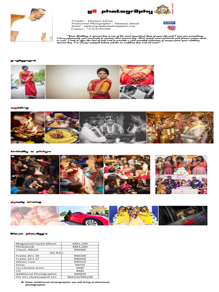 Ea Photography Quotation | PDF