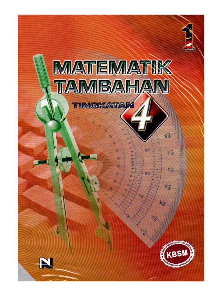 Buku Teks Add Math Form 4 PDF | PDF