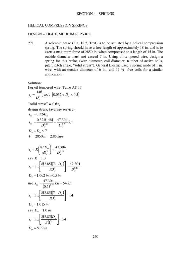 Springs | PDF | Wire | Machines