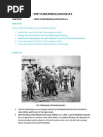 Rozvi State.: Some of The Rozvi Kings | PDF