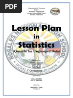 Lesson Plan - Decile For Ungrouped Data | PDF | Quartile | Lesson Plan