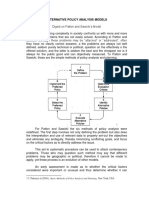 Policy Analysis Paper Format | PDF | Policy Analysis | Analysis