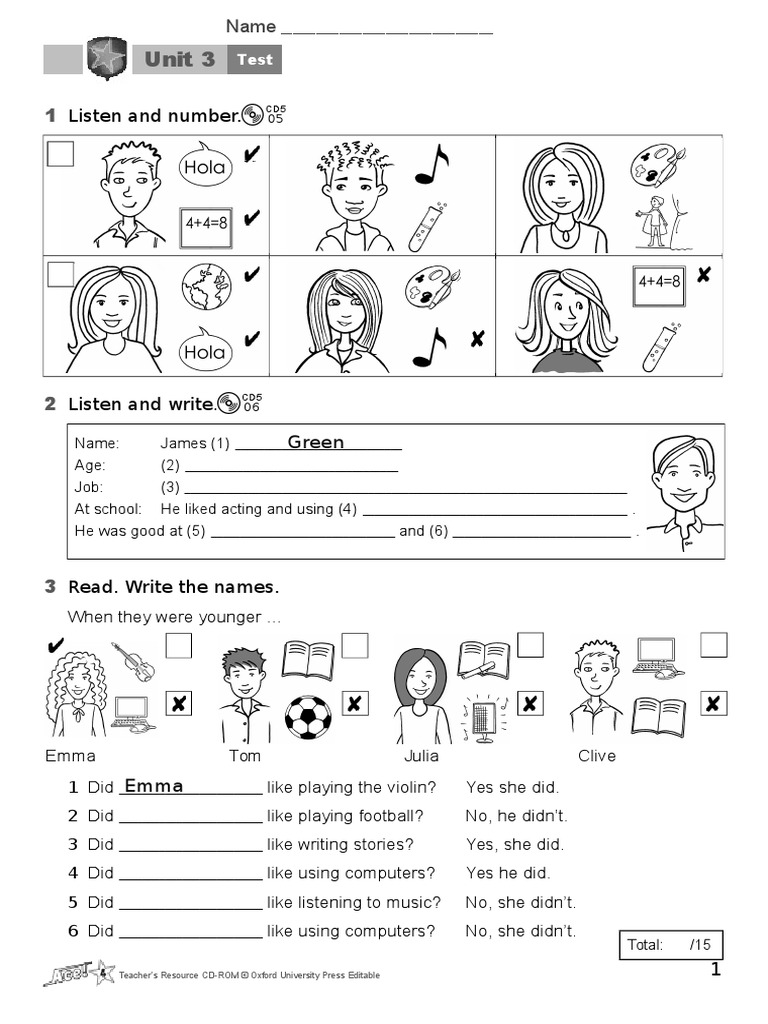 Ace 4 Test 3 PDF | PDF