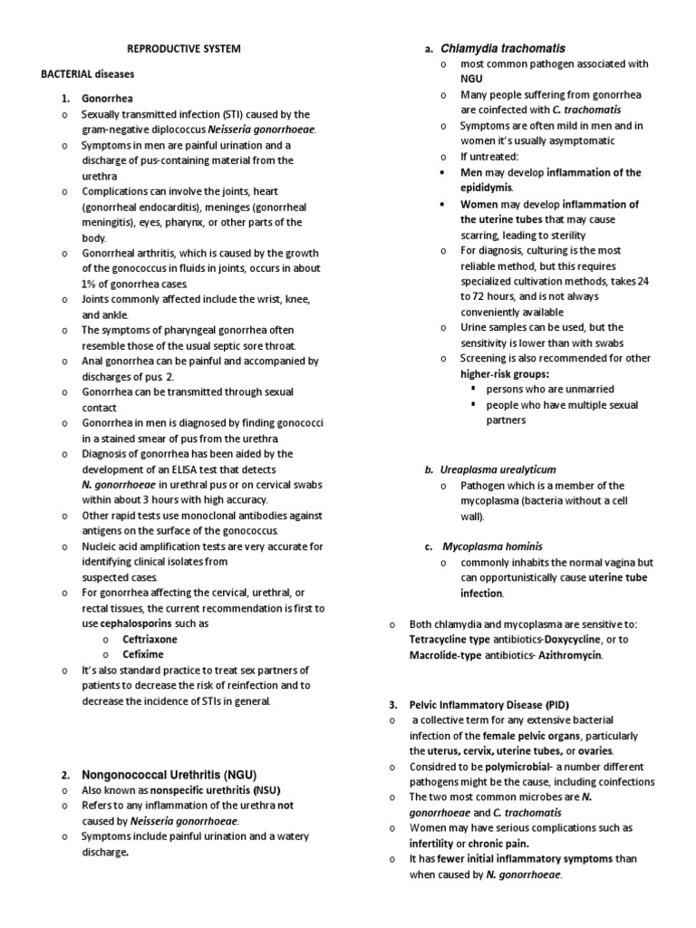 Reproductive System Diseases | PDF | Herpes Simplex | Candidiasis