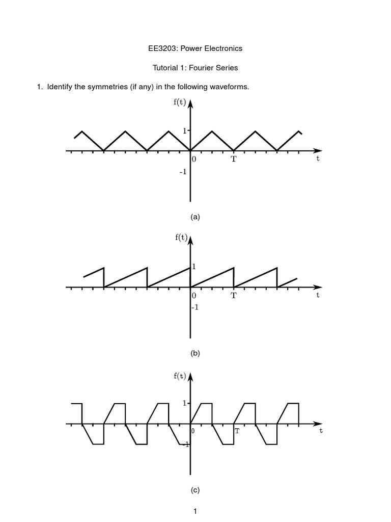 Fourier Series Tutorial for Waveforms | PDF | Science & Mathematics