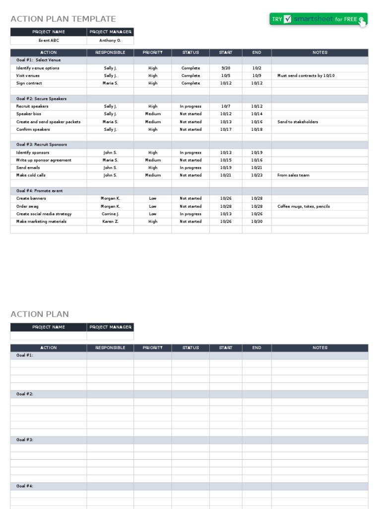 IC Action Plan Template 8595 | PDF | Communication | Business