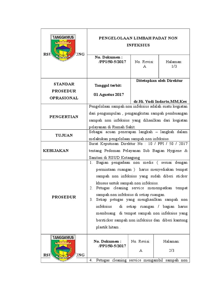 Sop MFK 5 Kesling | PDF