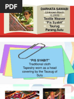 Pis Siyabit Weaving in Sulu | PDF | Home & Garden