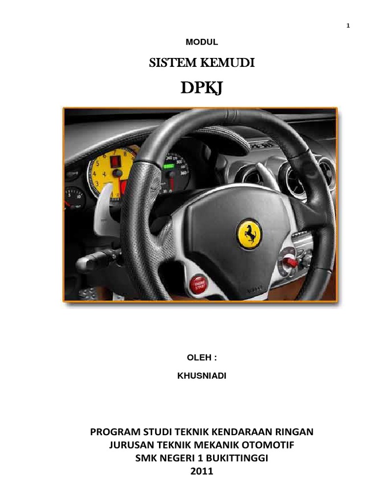 Modul Sistem Kemudi | PDF