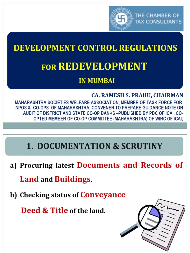 Mumbai DCR 2034 Highlights | PDF | Government | Business