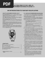 MERP Character Sheet | PDF