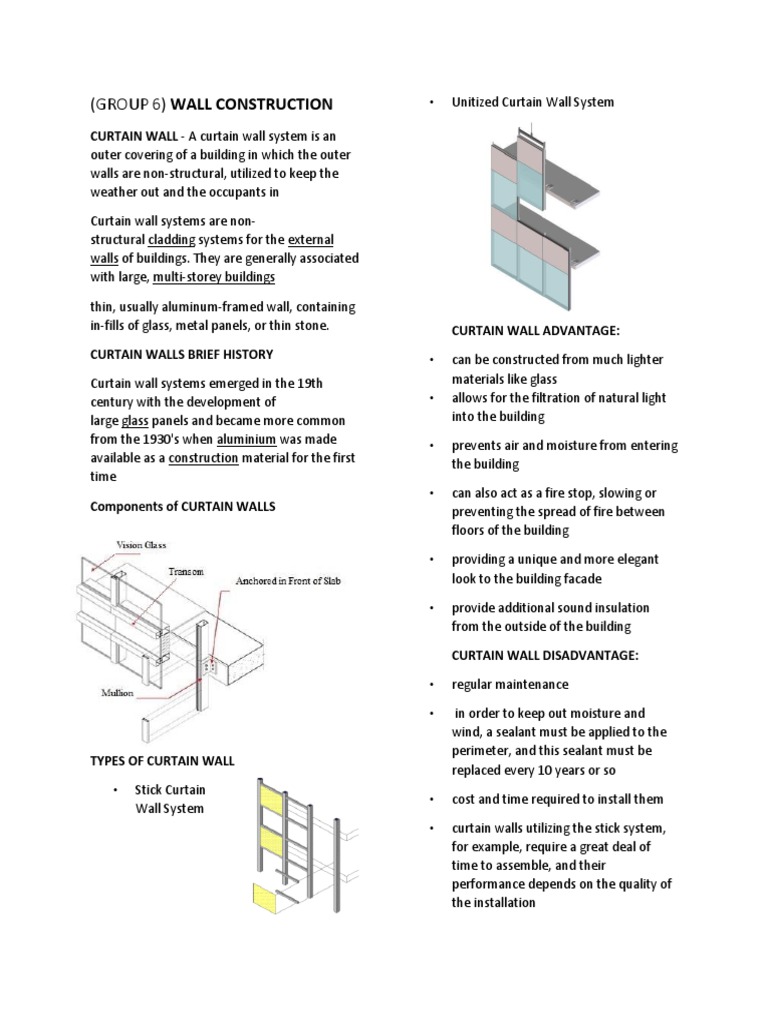 Wall Construction | PDF | Wall | Architectural Design