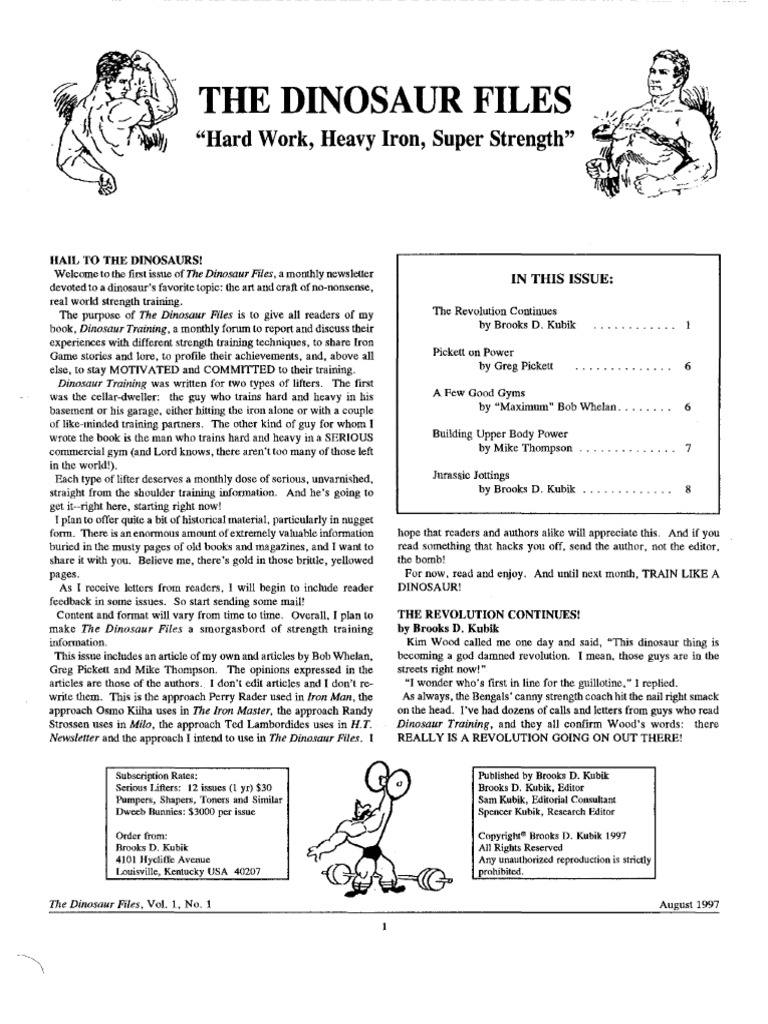 Dinosaur Training Issue 1 | PDF