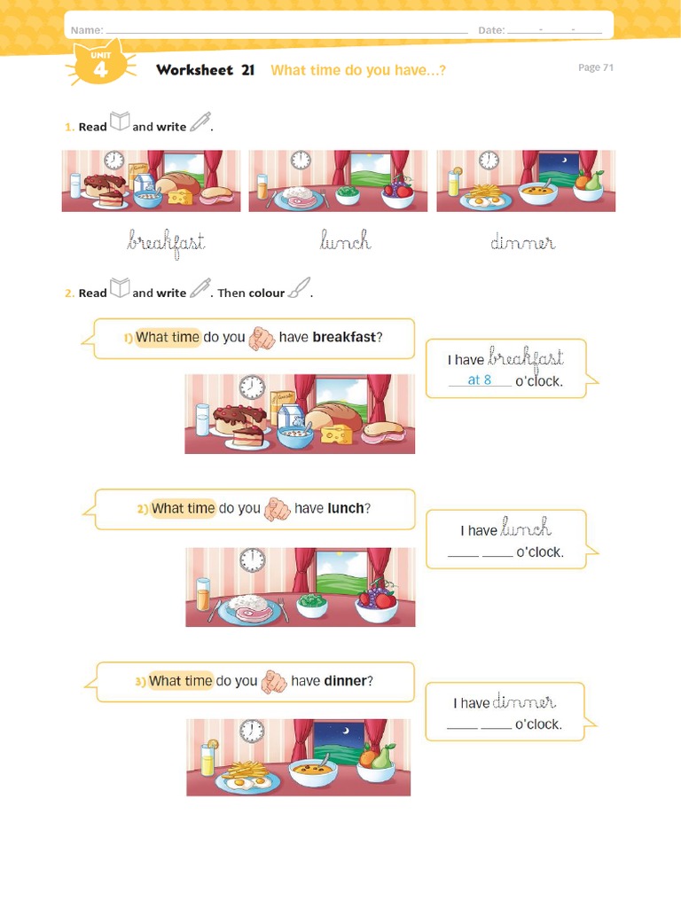 Food - Meals | PDF