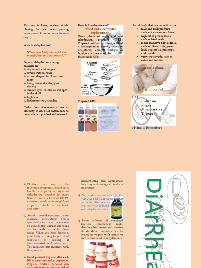 Fluid and Electrolytes Replacement : Diarrhea | PDF | Diarrhea | Health ...