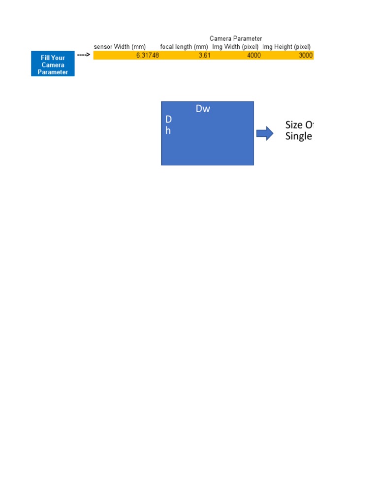 GSD Calculator | PDF | Digital Imaging | Vision