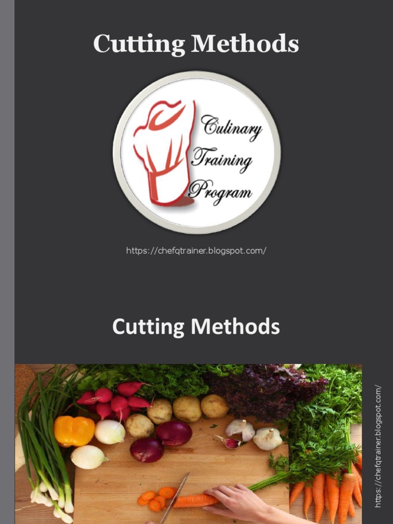 Basic Cutting Methods | PDF | Knife | Blade