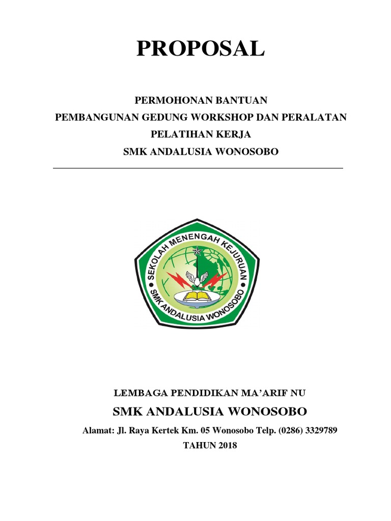 Proposal BLK SMK Andalusia | PDF | Karier & Perkembangan