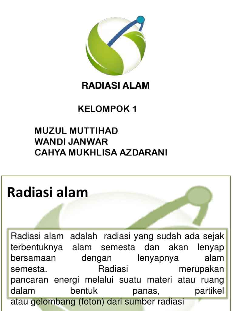 Sumber dan Jenis Radiasi Alam | PDF | Dewasa Muda