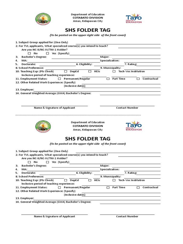 CAV Certification Application Form | PDF | Educational Stages ...