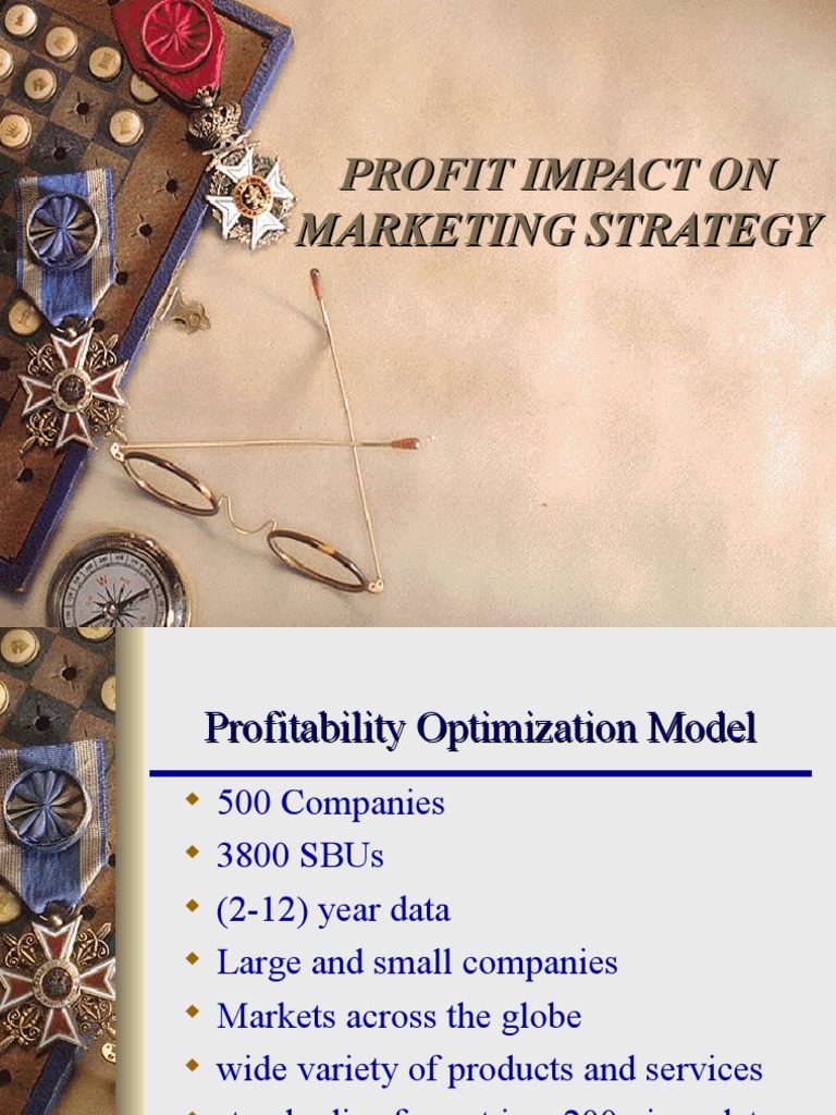 Profit Impact On Marketing Strategy | Download Free PDF | Strategic ...
