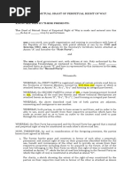 Sample Grant of Right of Way | PDF | Easement | Property Law